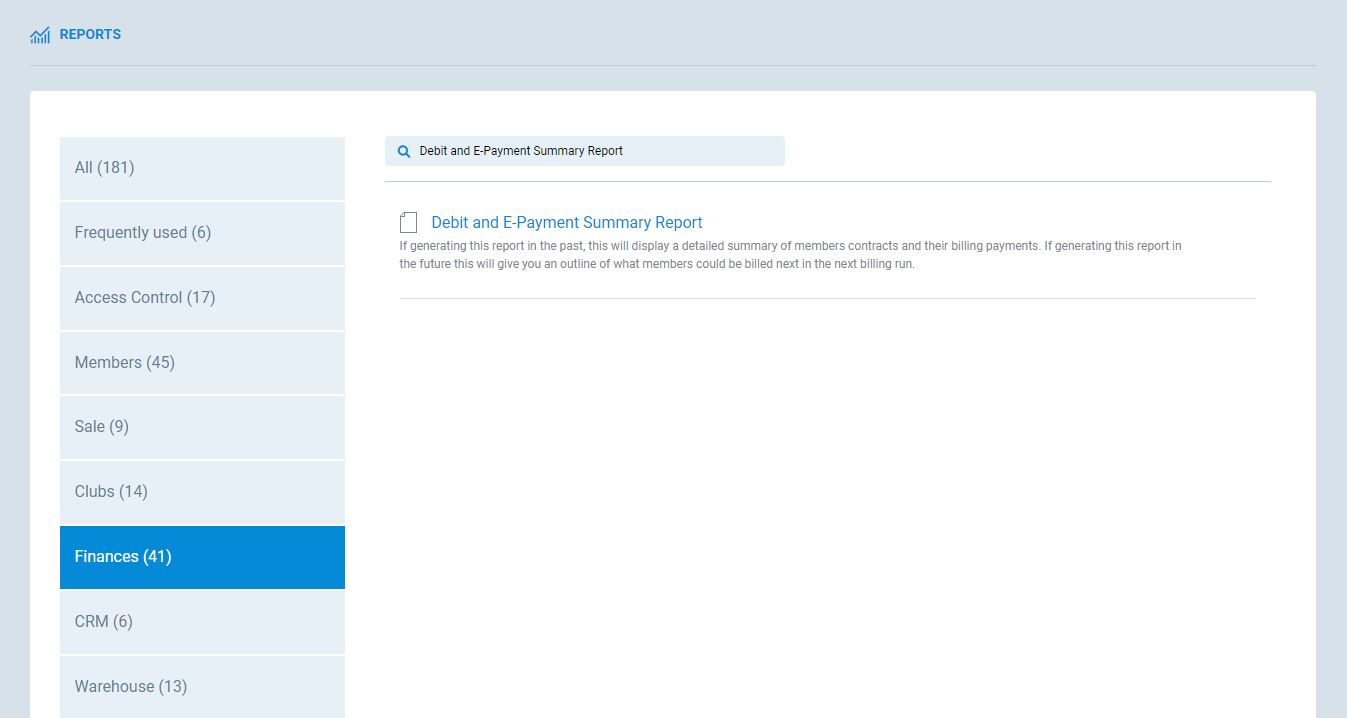 Report - Debit and E-Payment Summary | Knowledge base Report - Debit and E-Payment Summary | Knowledge base